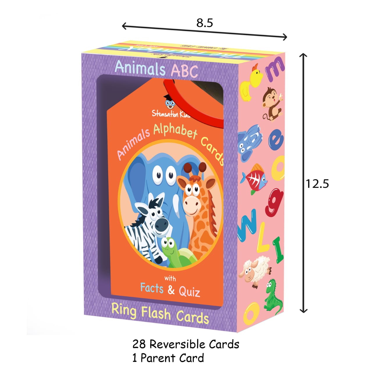 Alphabet Ring Flash Cards for kids